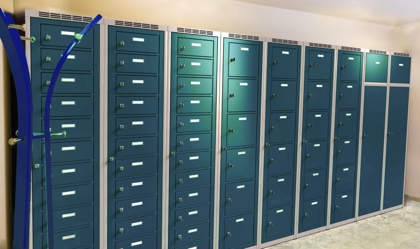 Laundry storage cupboard - buy linen cupboard with drop-in unit